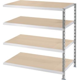 Großfach-Steckregal mit Spanplattenböden, Tiefe 800 mm, Anbauregal, HxB 1508 x 1525 mm kaiserkraft