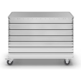 Gm&ouml;hling Gm&ouml;hling Alu-Kastenwagen, Vollwand, mit Deckel, abschlie&szlig;bar, Volumen 656 l