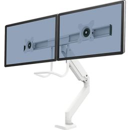 Fellowes EPPA CROSSBAR-Monitorarm, Schwenkbereich 20°, HxBxT 830 x 160 x 230 mm, weiß