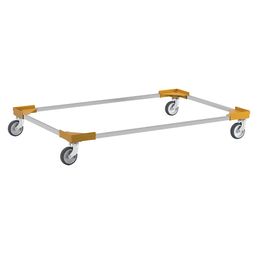 Profi-Fahrgestell, Hybrid, f&uuml;r Euroformat 1200 x 800 mm, gelb kaiserkraft