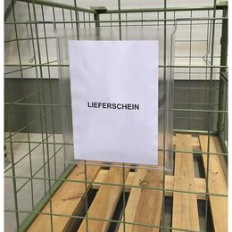 Drahtb&uuml;geltaschen, VE 100 Stk, Gr&ouml;&szlig;e DIN A4, hochkant, ohne Klappe kaiserkraft