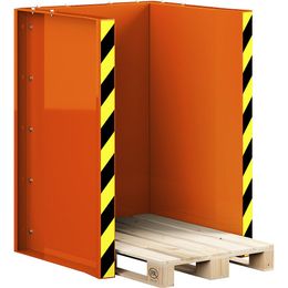 Palettenstation Typ RPS, f&uuml;r 10 Europaletten, reinorange kaiserkraft