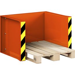 Palettenstation Typ RPS, f&uuml;r 5 Europaletten, reinorange kaiserkraft