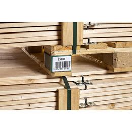 Palettenfu&szlig;banderolen, mit aufgesetzten Taschen, gr&uuml;n, VE 50 Stk, ab 2 VE kaiserkraft