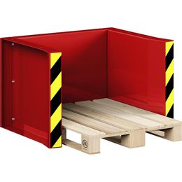 Palettenstation Typ RPS, f&uuml;r 5 Europaletten, feuerrot kaiserkraft