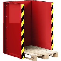 Palettenstation Typ RPS, f&uuml;r 10 Europaletten, feuerrot kaiserkraft
