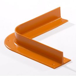 Absperr-Deich, dauerhaft, zum Schrauben oder Kleben, Eckst&uuml;ck 370 x 370 mm kaiserkraft
