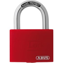 Abus Vorh&auml;ngeschloss, beschreibbar, T65AL/40, VE 12 Stk, rot