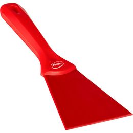 vikan Handschaber mit Nylonblatt, Breite 100 mm, VE 10 Stk, rot