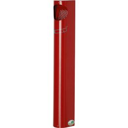 Var Wandascher, Stahl, 3,5 l, HxBxT 550 x 110 x 74 mm, feuerrot