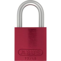 Abus Vorh&auml;ngeschloss, Aluminium, 72/40, VE 6 Stk, rot