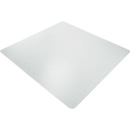 eurokraft basic Bodenschutzmatte, mit Noppen für Teppichböden, BxT 1200 x 1100 mm