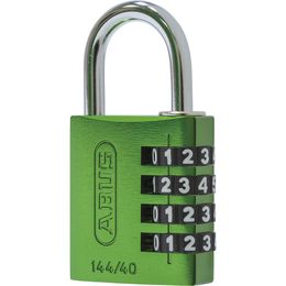 Abus Zahlenschloss, Aluminium, 144/40 Lock-Tag, VE 6 Stk, gr&uuml;n