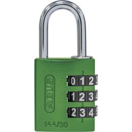Abus Zahlenschloss, Aluminium, 144/30 Lock-Tag, VE 6 Stk, gr&uuml;n