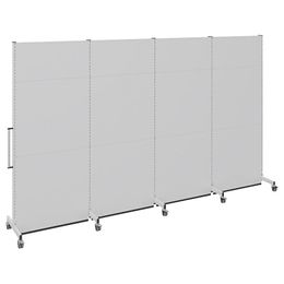Mobile Akustikwand, für Industrie und Büro, LxBxH 4000 x 740 x 2521 mm kaiserkraft