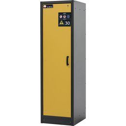 ASECOS Feuerbest&auml;ndiger Gefahrstoffschrank Typ 30, 1-t&uuml;rig, Breite 564 mm, goldgelb