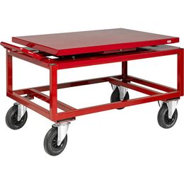 Kongamek Schwenkteller, Tragf&auml;higkeit 800 kg, rot