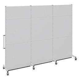 Mobile Akustikwand, für Industrie und Büro, LxBxH 3000 x 740 x 2521 mm kaiserkraft