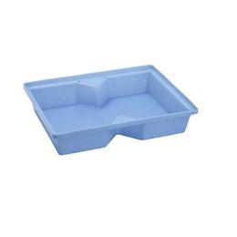 PE-Kleingebinde- und Palettenwanne, LxBxH 800 x 600 x 170 mm, Auffangvolumen 40 l, ohne Gitterrost kaiserkraft