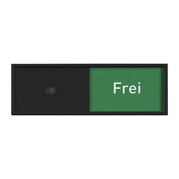 Frei-/Belegt-Anzeige, in 5 Sprachen, BxHxT 150,5 x 50,5 x 6 mm, schwarz kaiserkraft