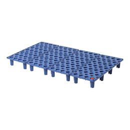 PE-Gitterrost, mit Leckage-Anzeige, Breite 995 mm, Tiefe 595 mm, blau kaiserkraft