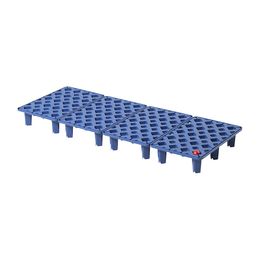 PE-Gitterrost, mit Leckage-Anzeige, Breite 995 mm, Tiefe 395 mm, blau kaiserkraft