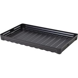 eurokraft pro PE-Kleingebinde-Regalwanne, ableitf&auml;hig, ohne Zulassung, Auffangvolumen 30 l