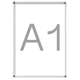 Display-Klapprahmen, Aluminium, VE 2 Stk, f&uuml;r DIN A1 kaiserkraft