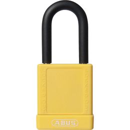 Abus Vorh&auml;ngeschloss, Lock out, Aluminium, 74/40, VE 6 Stk, gelb