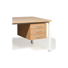 Unterschrank für Desk Duo, BxT 428 x 600 mm, Buche kaiserkraft
