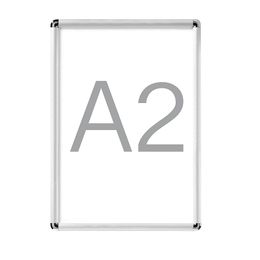 Display-Klapprahmen, Aluminium, VE 2 Stk, f&uuml;r DIN A2 kaiserkraft