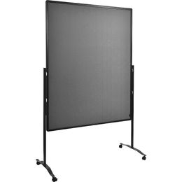 Legamaster Moderationswand Premium Plus, Tafelformat 1200 x 1500 mm, Filz, grau, fest