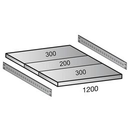Fachboden für Industriesteckregal, Bodenbreite 1200 mm, Tiefe 800 mm kaiserkraft