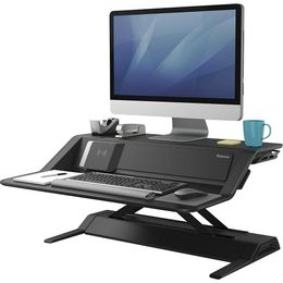 Fellowes Lotus™ DX Sitz-Steh-Workstation, HxBxT 140 x 832 x 616 mm, schwarz