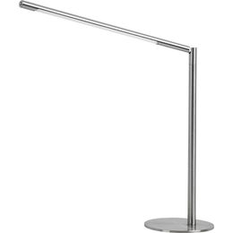 Hansa LED-Tischleuchte AURA, dimmbar, mit Standfu&szlig;, silber, 400 lm