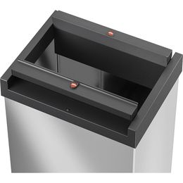 Hailo Schwingdeckel-Abfallbox BIG-BOX SWING, Volumen 52 l, Beh&auml;lter Edelstahl