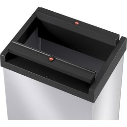 Hailo Schwingdeckel-Abfallbox BIG-BOX SWING, Volumen 35 l, Beh&auml;lter silber