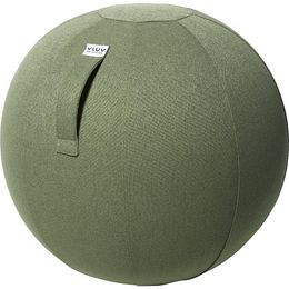 VLUV SOVA Sitzball, Stoffbezug in Naturt&ouml;nen, 600 - 650 mm, pestogr&uuml;n