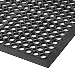NOTRAX Arbeitsplatzmatte, gelocht, Sanitop, BxH 910 x 12,7 mm, L&auml;nge 2970 mm