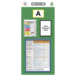 Regal-Infoboard Einzelmarkierung, Bewertung, HxB 2000 x 900 mm, grün kaiserkraft
