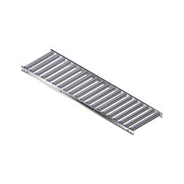 Gura Leicht-Rollenbahn, Aluminiumrahmen mit Aluminiumrollen, Bahnbreite 500 mm, Achsabstand 100 mm, L&auml;nge 2,0 m