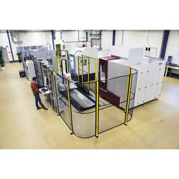 Axelent Eckelement CONTOUR 90&deg;, f&uuml;r Maschinenschutzgitter X-GUARD CLASSIC, H&ouml;he 2200 mm