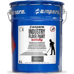 Ampere Bodenmarkierungsfarbe Industry Floor Paint antislip&reg;, Inhalt 5 l, grau