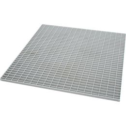 eurokraft pro Gitterrost, f&uuml;r Auffangwanne f&uuml;r 200-l-F&auml;sser, Edelstahl, LxBxH 1200 x 1200 x 285 mm
