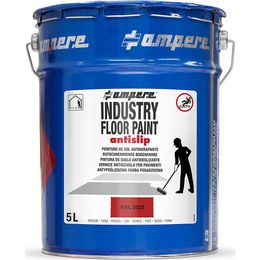 Ampere Bodenmarkierungsfarbe Industry Floor Paint antislip&reg;, Inhalt 5 l, rot