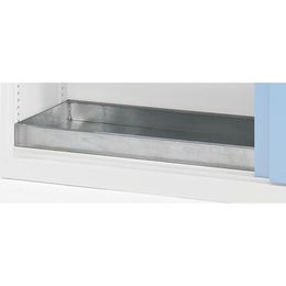 eurokraft pro Wannenboden, verzinkt, f&uuml;r Schrank-BxT 1000 x 500 mm