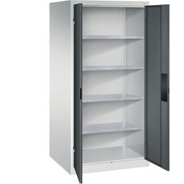 C+P Werkstatt-Schwerlastschrank, Breite 930 mm, Tiefe 800 mm, Tür anthrazit