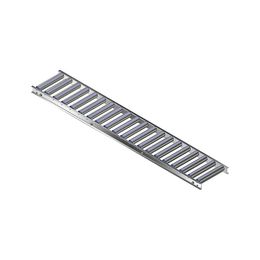 Gura Leicht-Rollenbahn, Aluminiumrahmen mit Aluminiumrollen, Bahnbreite 300 mm, Achsabstand 75 mm, L&auml;nge 1,5 m