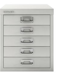 Bisley MultiDrawer&trade; 39er Serie, DIN A4, 5 Schubladen, verkehrswei&szlig;