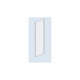 eurokraft pro Seitenwand-Verkleidung, Vollblech, H&ouml;he 2000 mm, f&uuml;r Tiefe 400 mm, lichtgrau